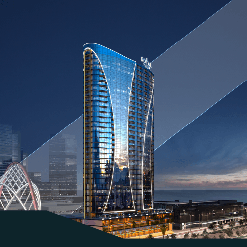 Construction project "Oval" on Heroes' Alley - Metropol